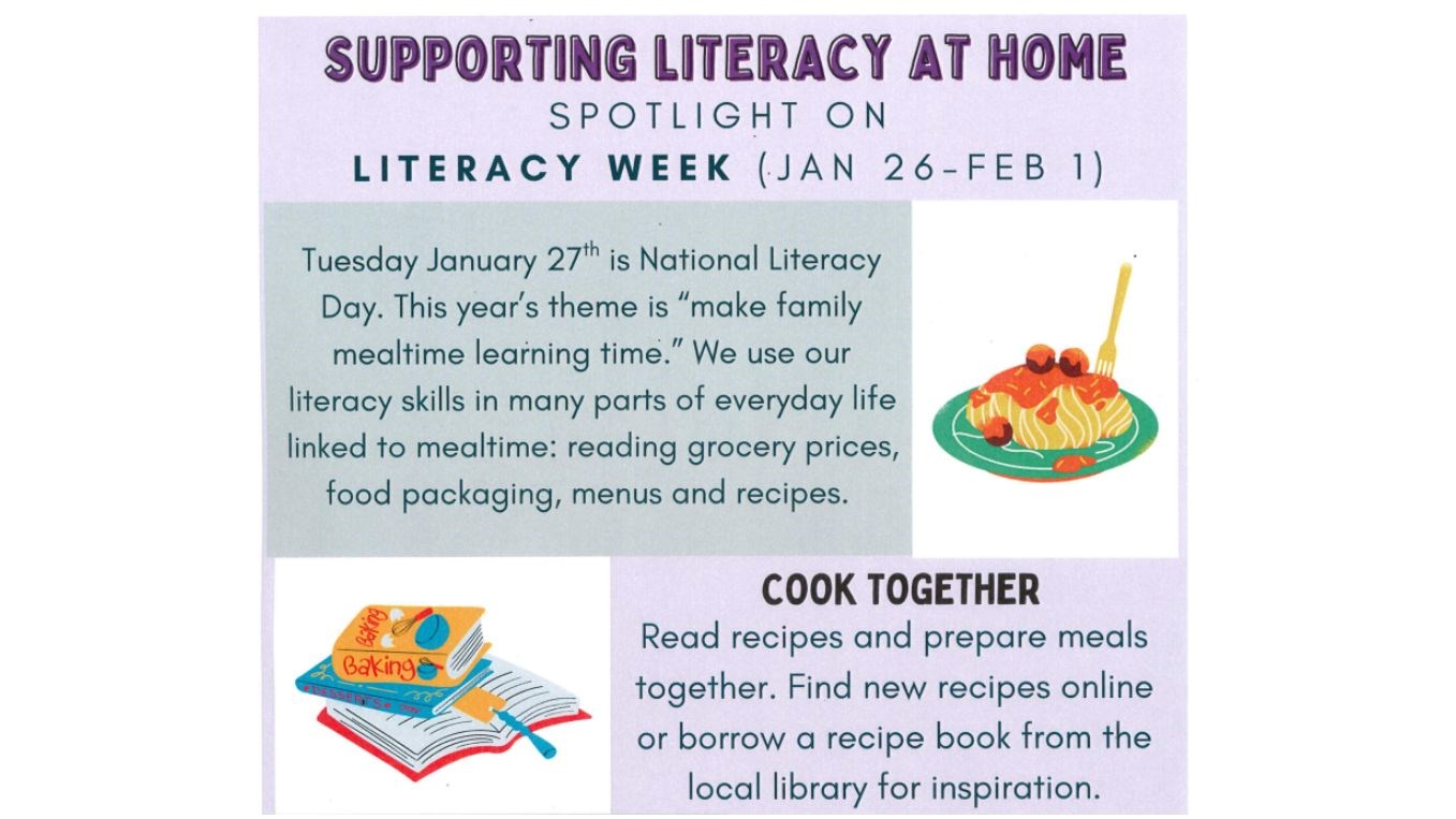 Supporting Literacy at home