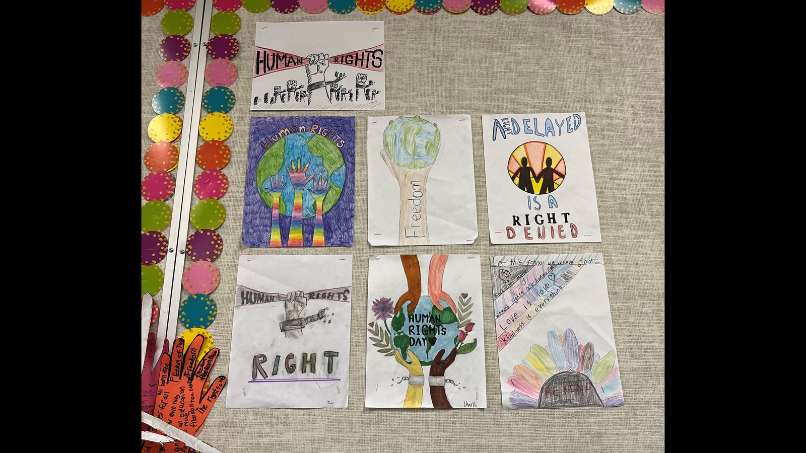 Grade 7 Human Rights Posters
