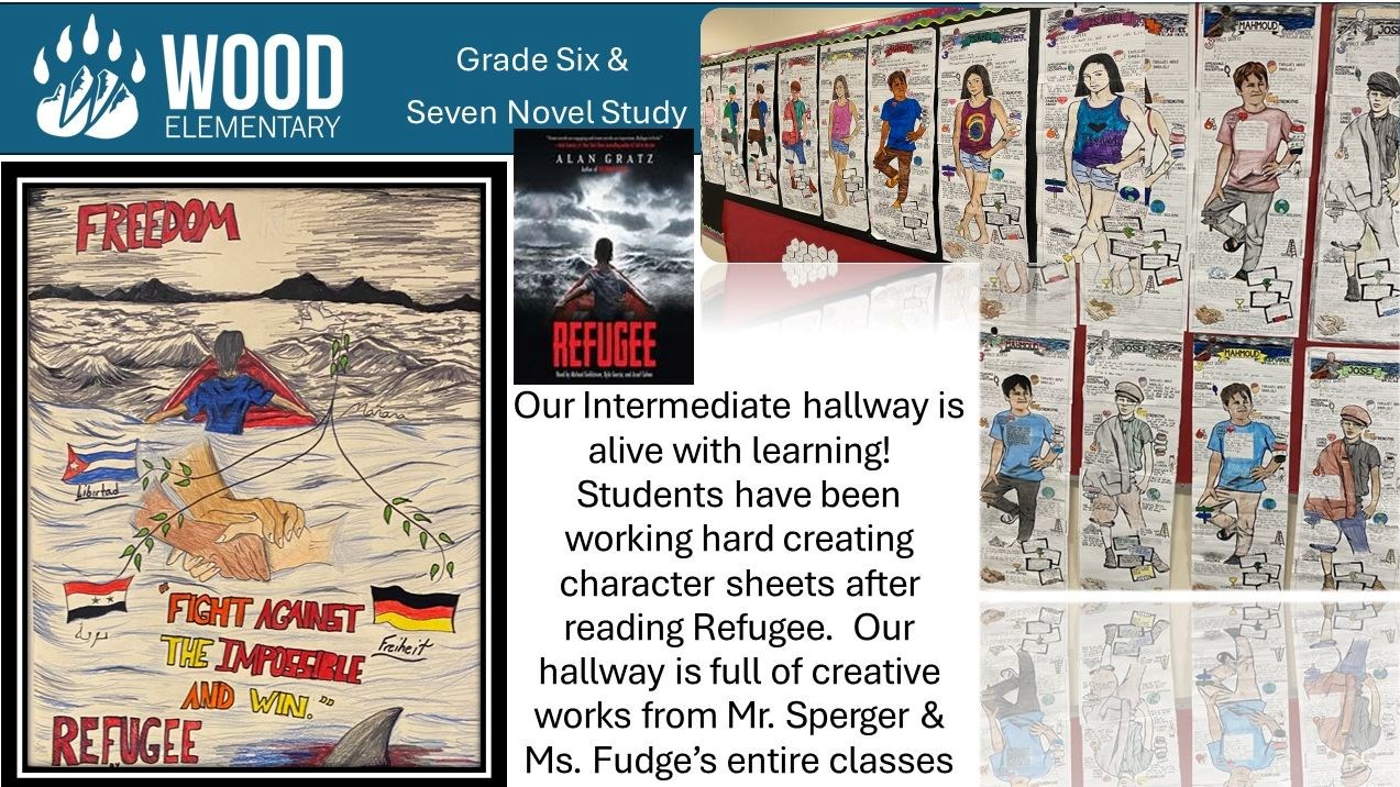 Refugee Novel Study at Wood