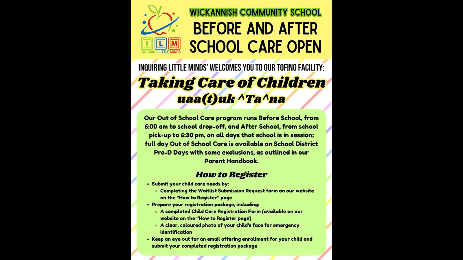 Before And After School Care!